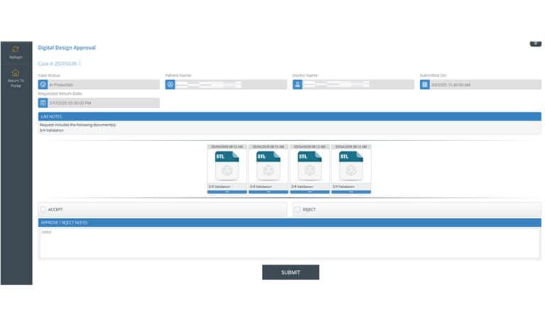 Secure Online Portal - Method Dental Labs